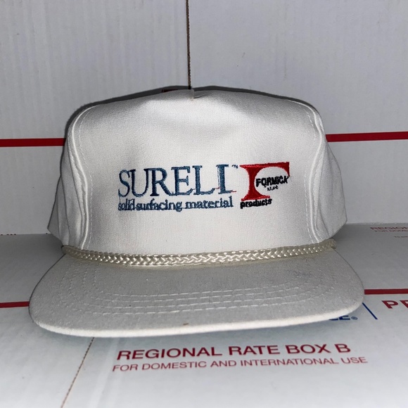 Yupoong | Accessories | Surell Solid Surfacing Material Formica Brand Snapback Hat Construction ...